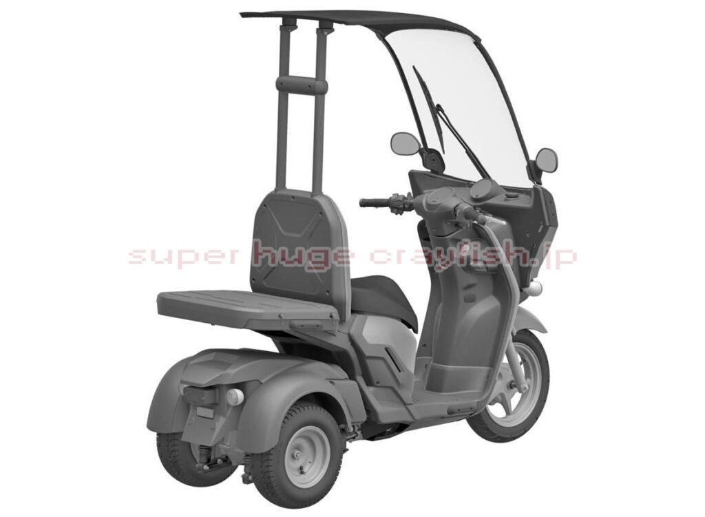 GYRO CANOPY e:(ジャイロキャノピーe:)が意匠登録されてる - 個人的バイクまとめブログ