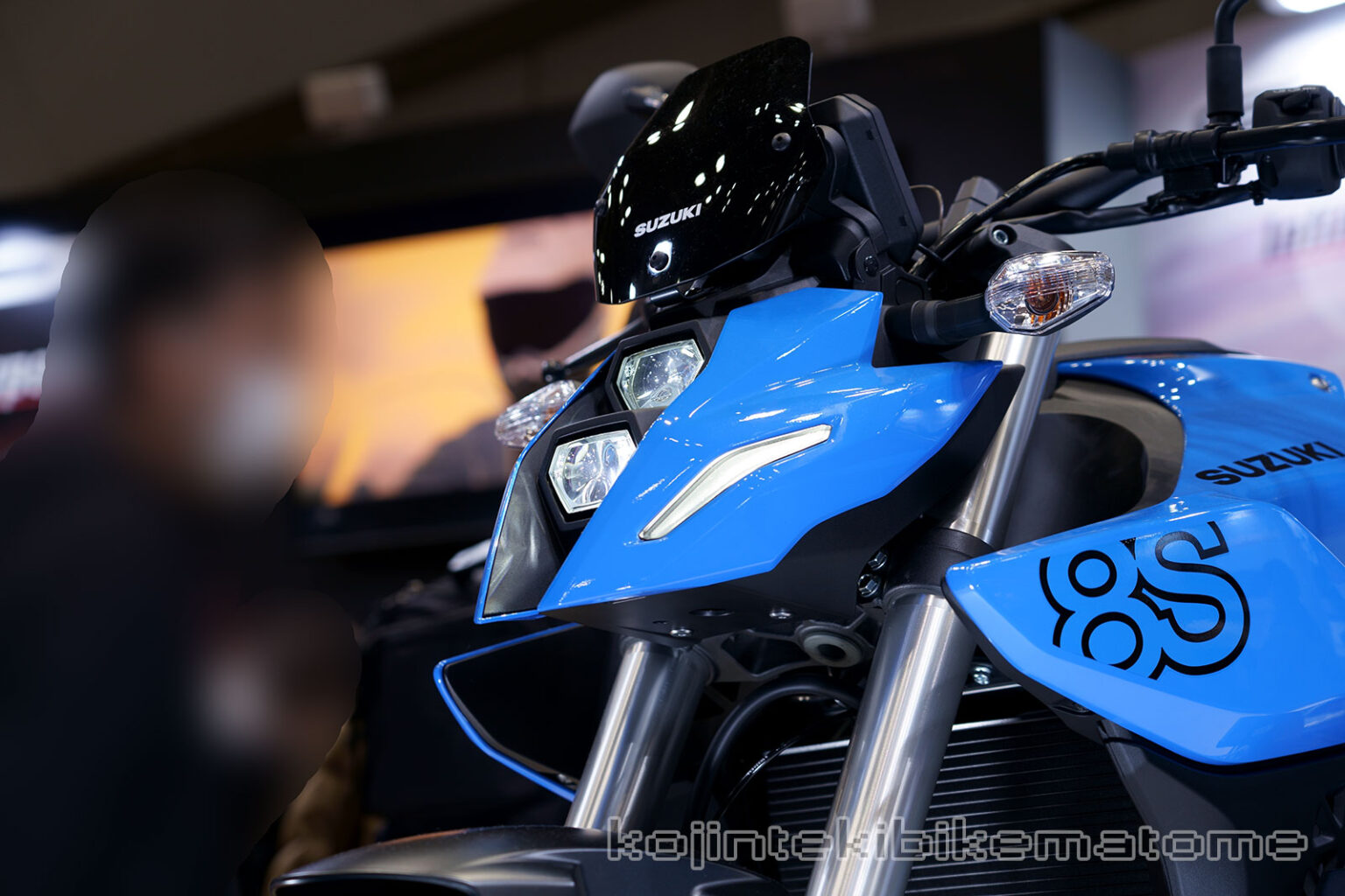 GSX-8Sの東京モーターサイクルショー2023での画像 - 個人的バイクまとめブログ