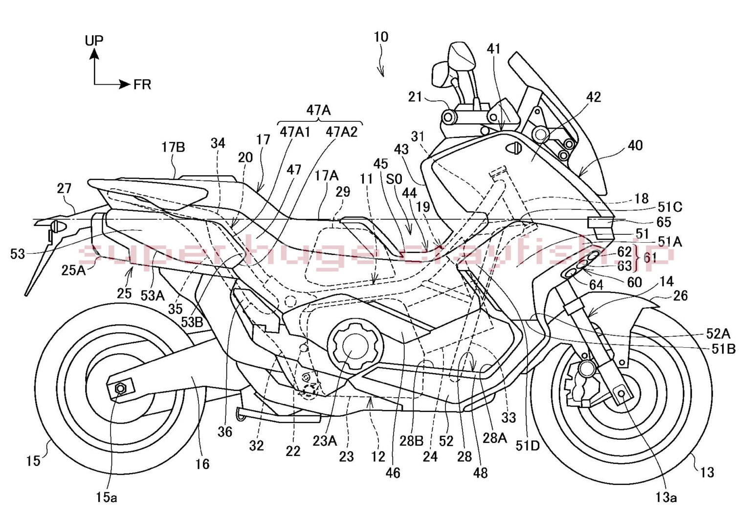 2025年モデルの新型X-ADV向けっぽい特許 - 個人的バイクまとめブログ