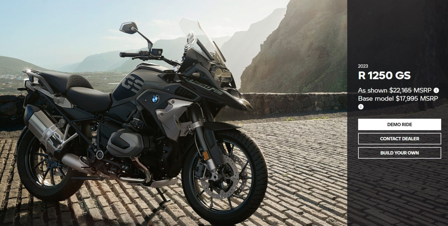 2024年モデルの新型R1300GSの価格は1万9,590ドル - 個人的バイクまとめブログ
